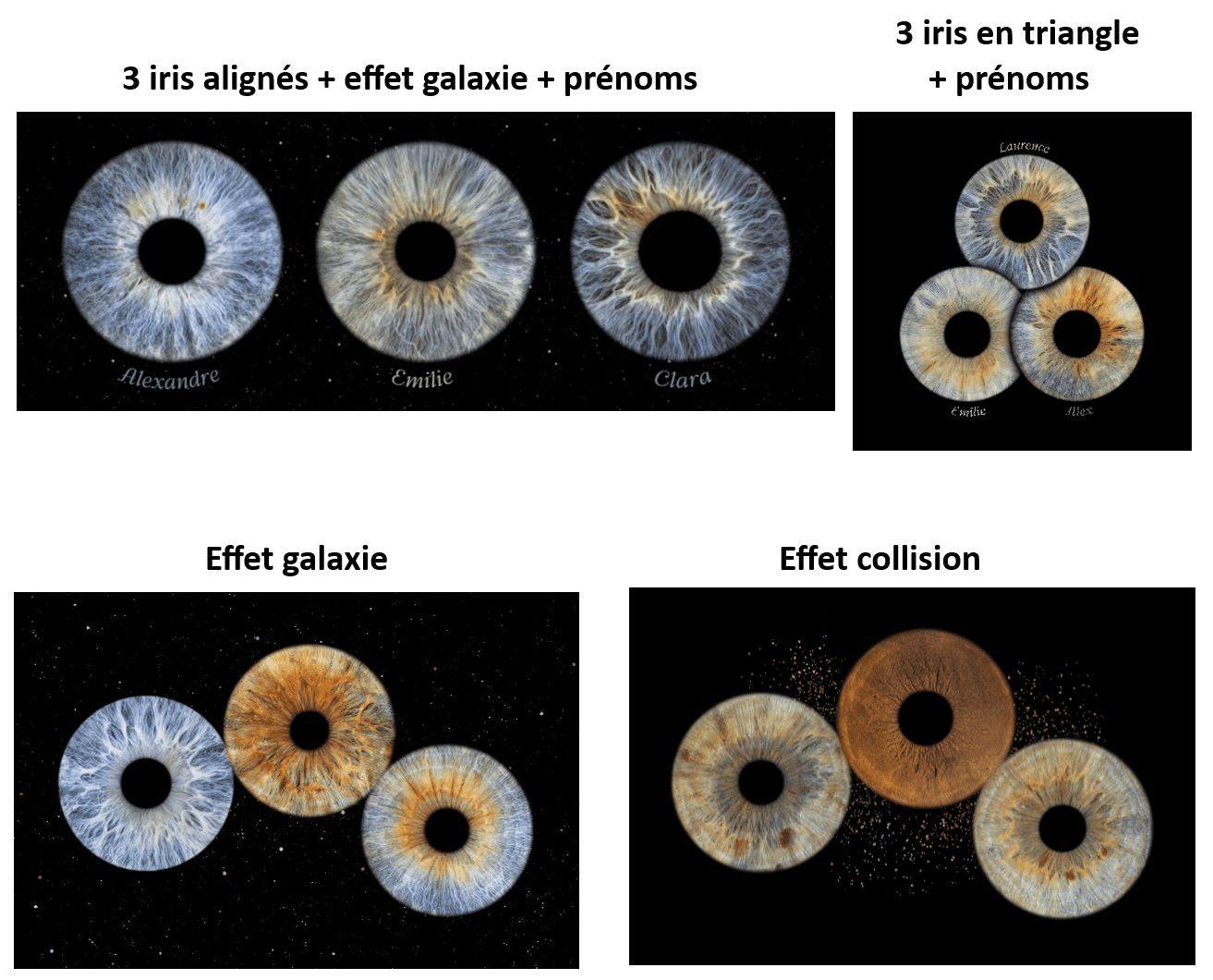 Photographie d'Iris - Tarifs et supports d'impressions